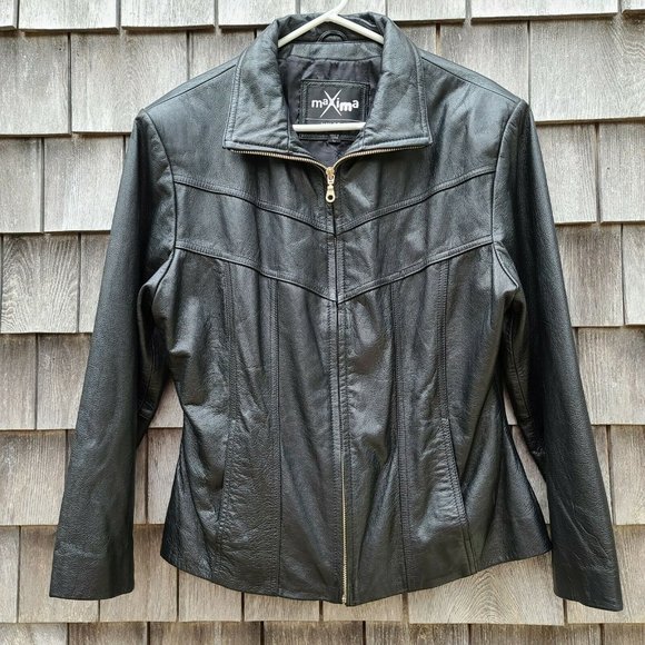 Wilson | Jackets & Coats | Vintage 985 Wilsons Leather Maxima Jacket ...